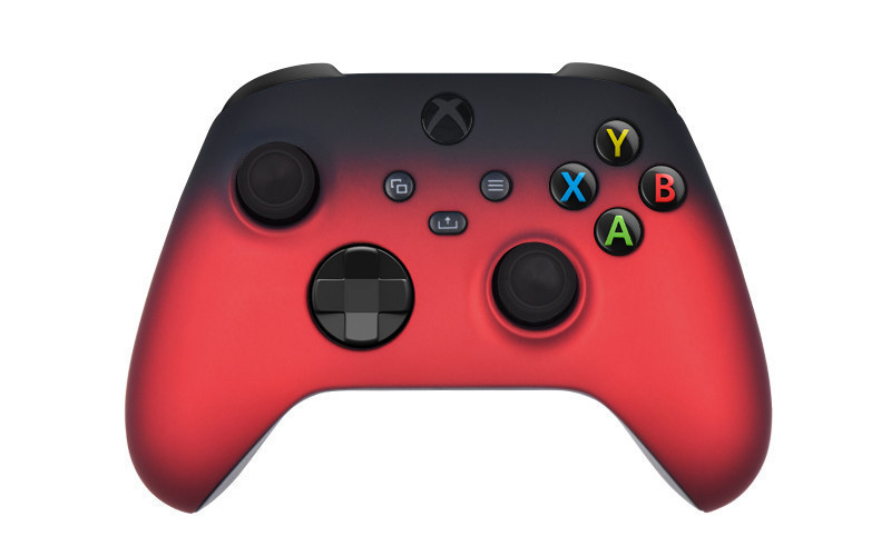 Mega Modz Controller For Xbox Series X Vocano Red Custom | Megamodz.com